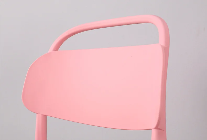 Outdoor Modern Backrest Yellow Cafe Outdoor Stackable Plastic Arm Chair ...