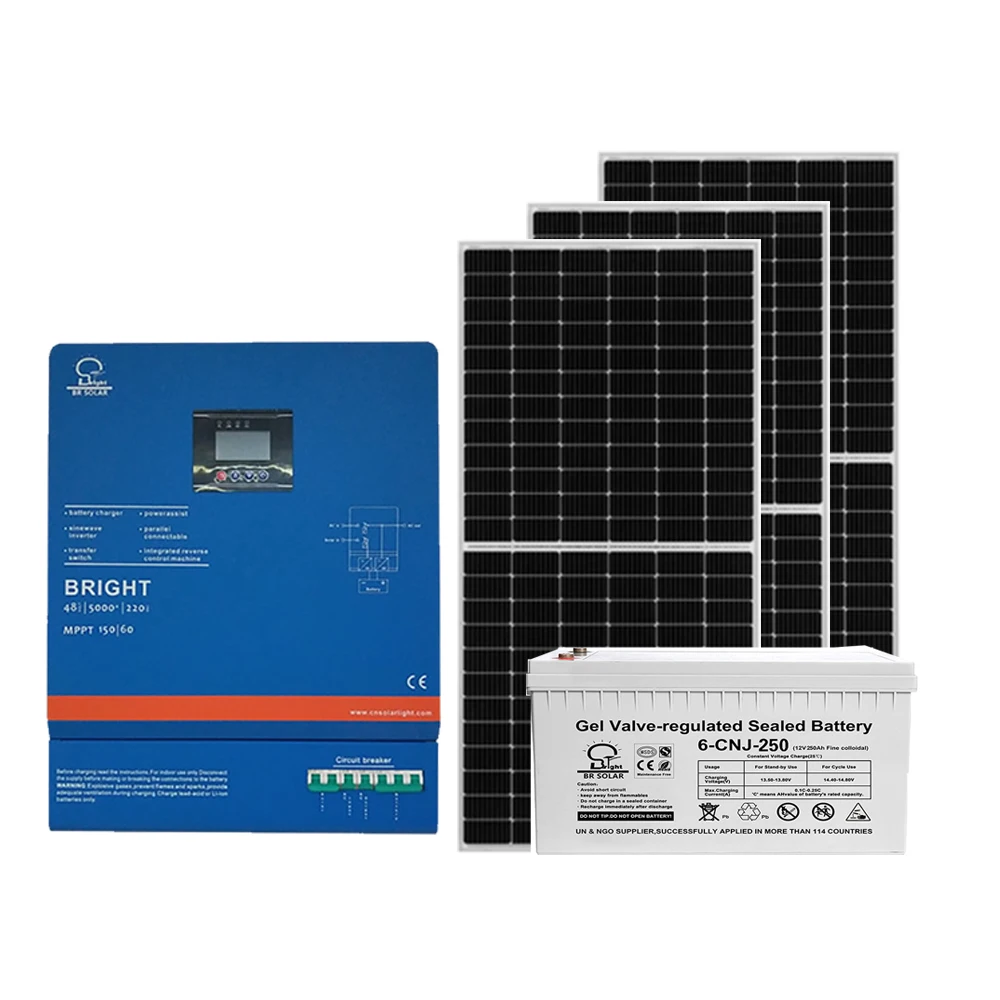 BR SOLAR system 5kw 10kw 15kw 20kw off grid solar system 5kw solar ...