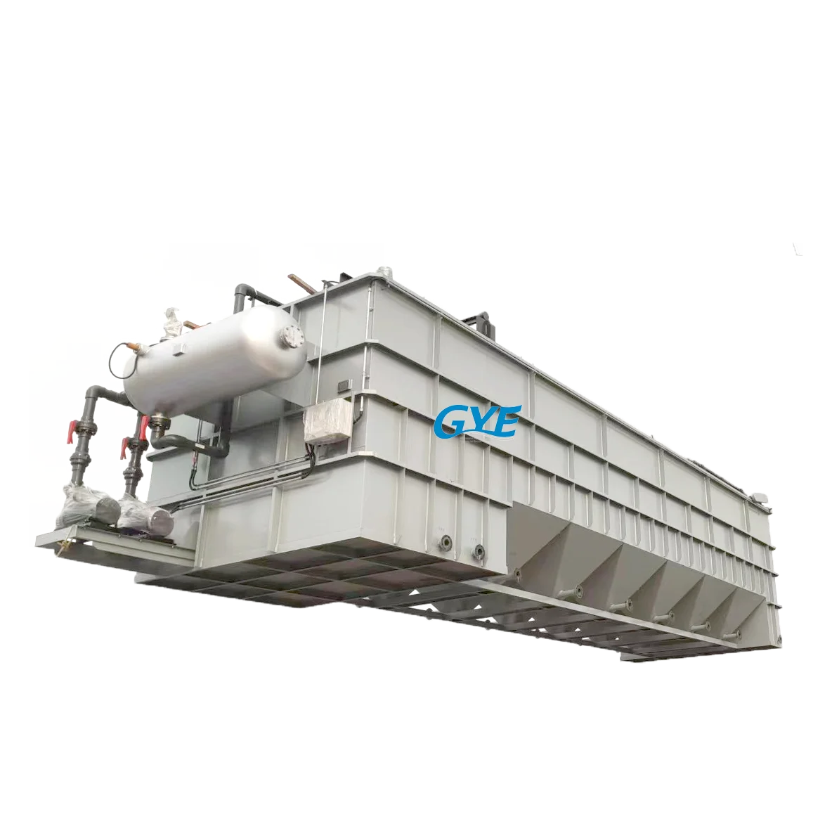 large dissolved air flotation equipment horizontal DAF for sewage ...