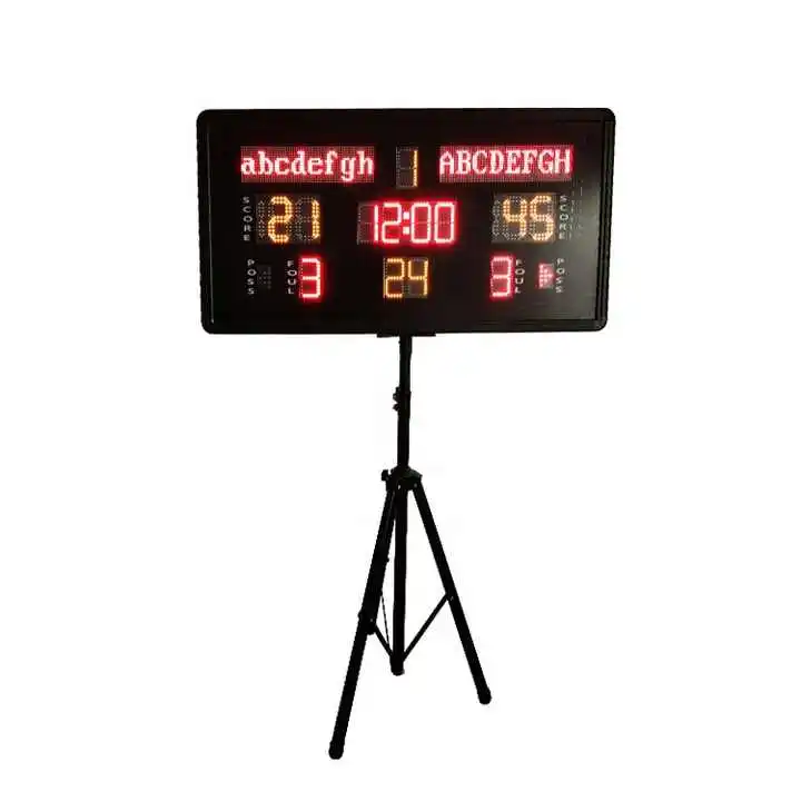Portable 1.2 Meter Led Display Multi-Functional Electronic Score Keepe ...