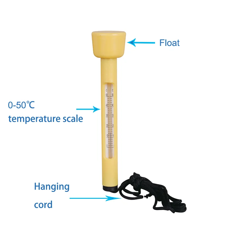 String Corded Pond Pool Swimming Floating Water Thermometer For Ice ...