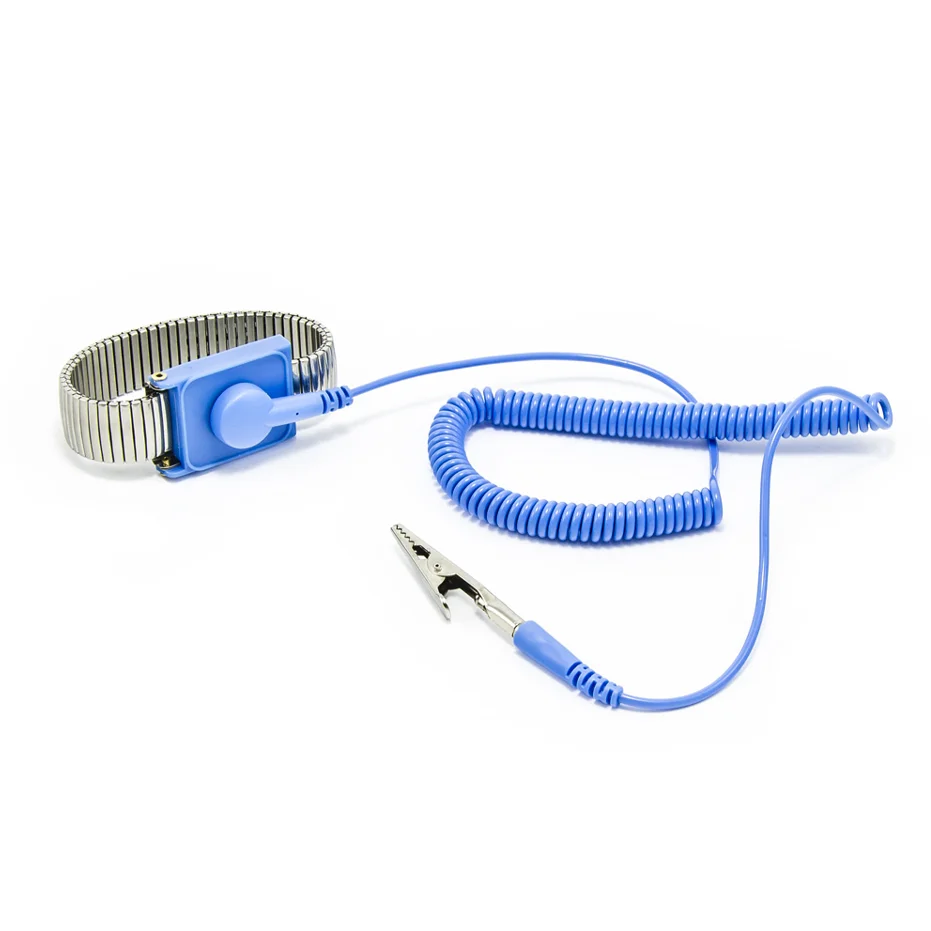 Adjustable Metal Band Esd Wrist Strap And Ground Cord - Buy Metal Band ...