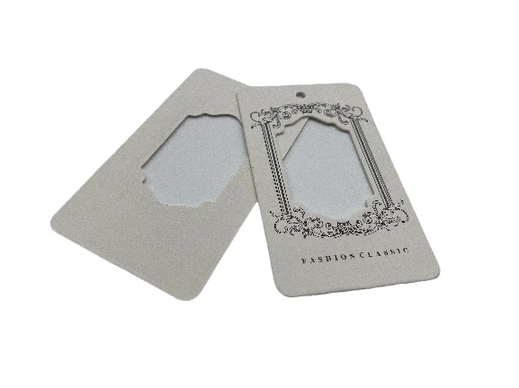 Folded Hang Tag Custom Folded Hang Tag Personalized Label Recyclable ...