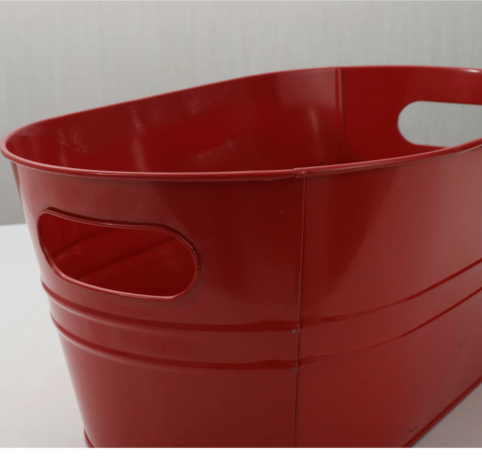 High Quality Exclusive Multicolor Huge Metal Planter Long Oval Shaped ...