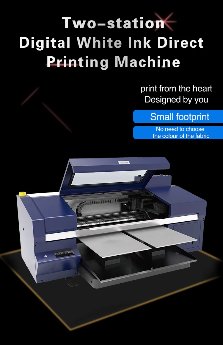 Professional Factory Duplex 3-head Digital Dtg Inkjet Printer Directly ...