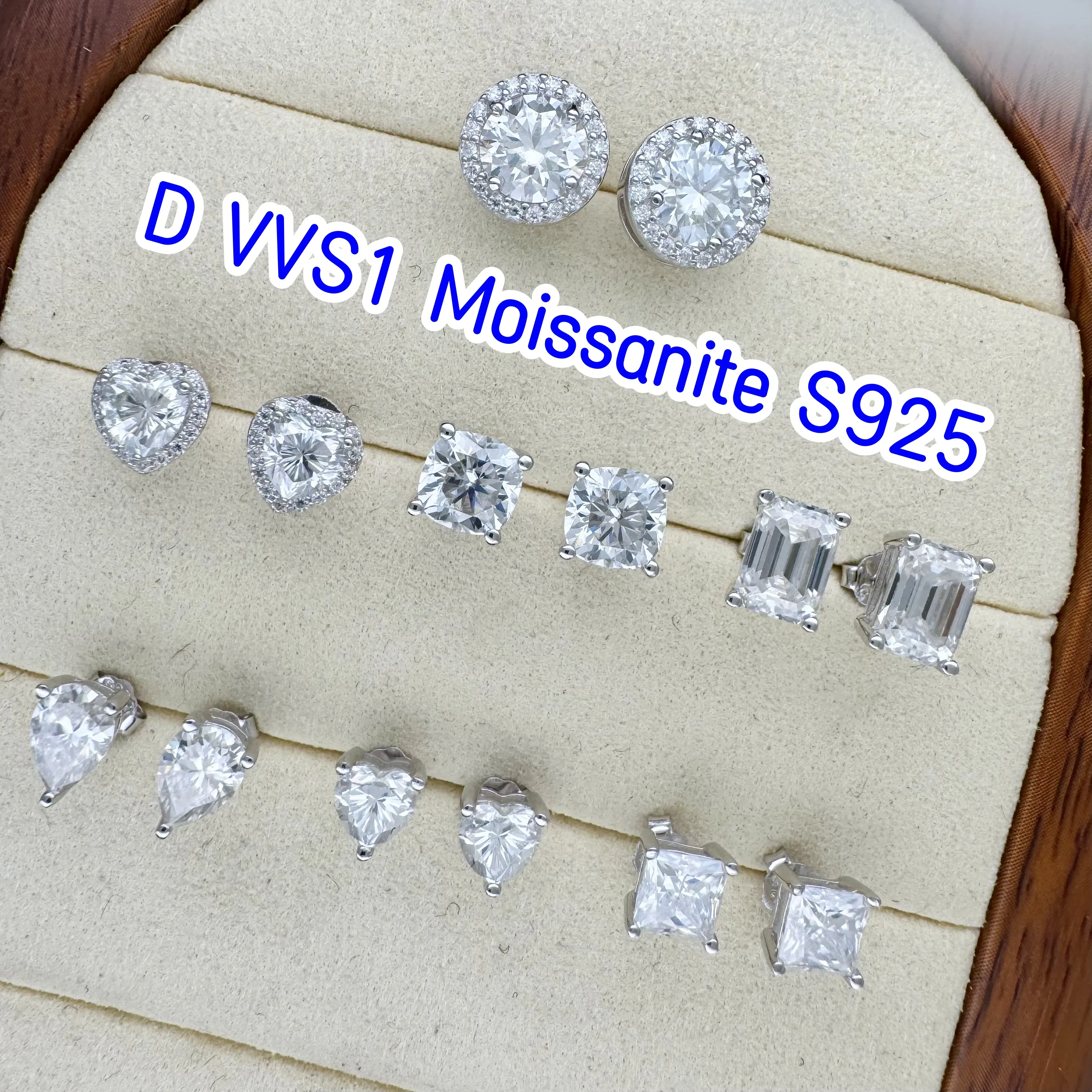 Wholesale Discount Price Full Melee Sizes Moissanite VVS1 Moissanite ...