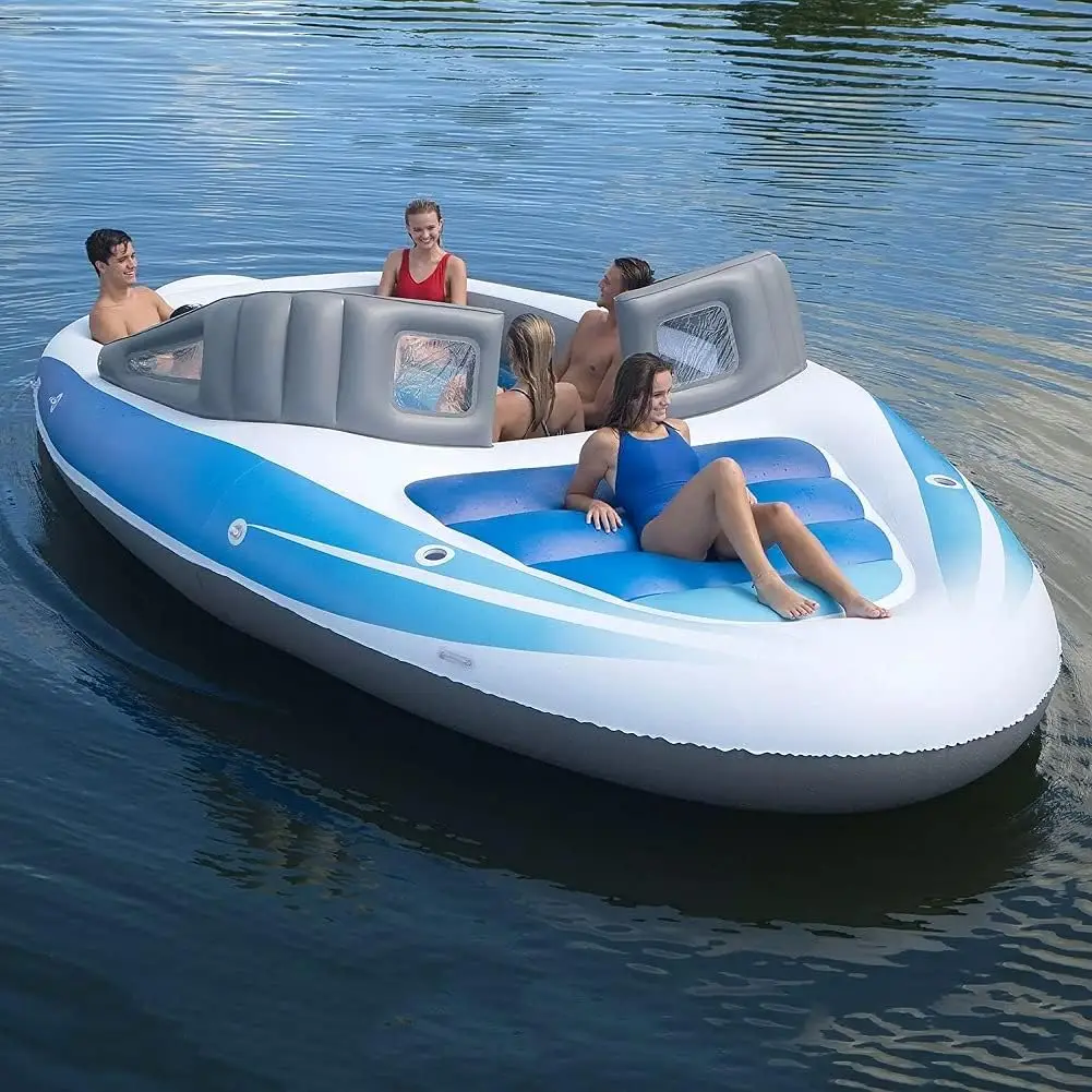 Alibaba.com: Customized 6-person inflatable PVC bay breeze boat ...