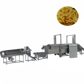 Kurkure Process Corn Maize Snack Chips Puff Making Machine Production ...