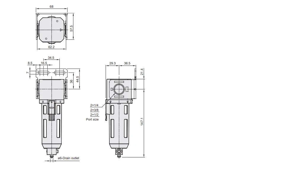 High Quality Maf302 Series Air Unit Maf302m-10a-d - Buy Maf302m-10a-d ...