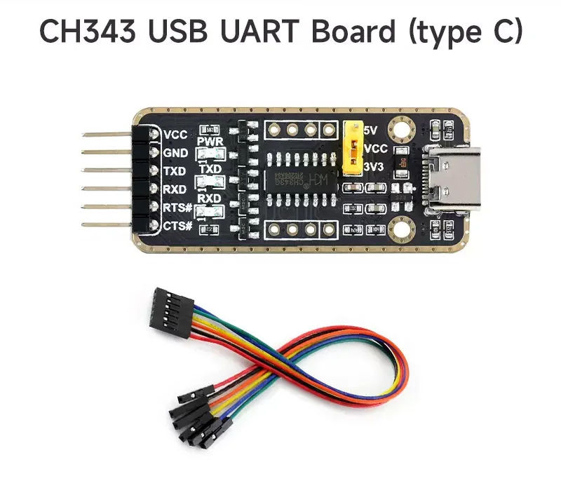 Ch343g Usb To Uart/ttl Serial Communication Module Micro/mini/type-a/type-c Port Electronics ...