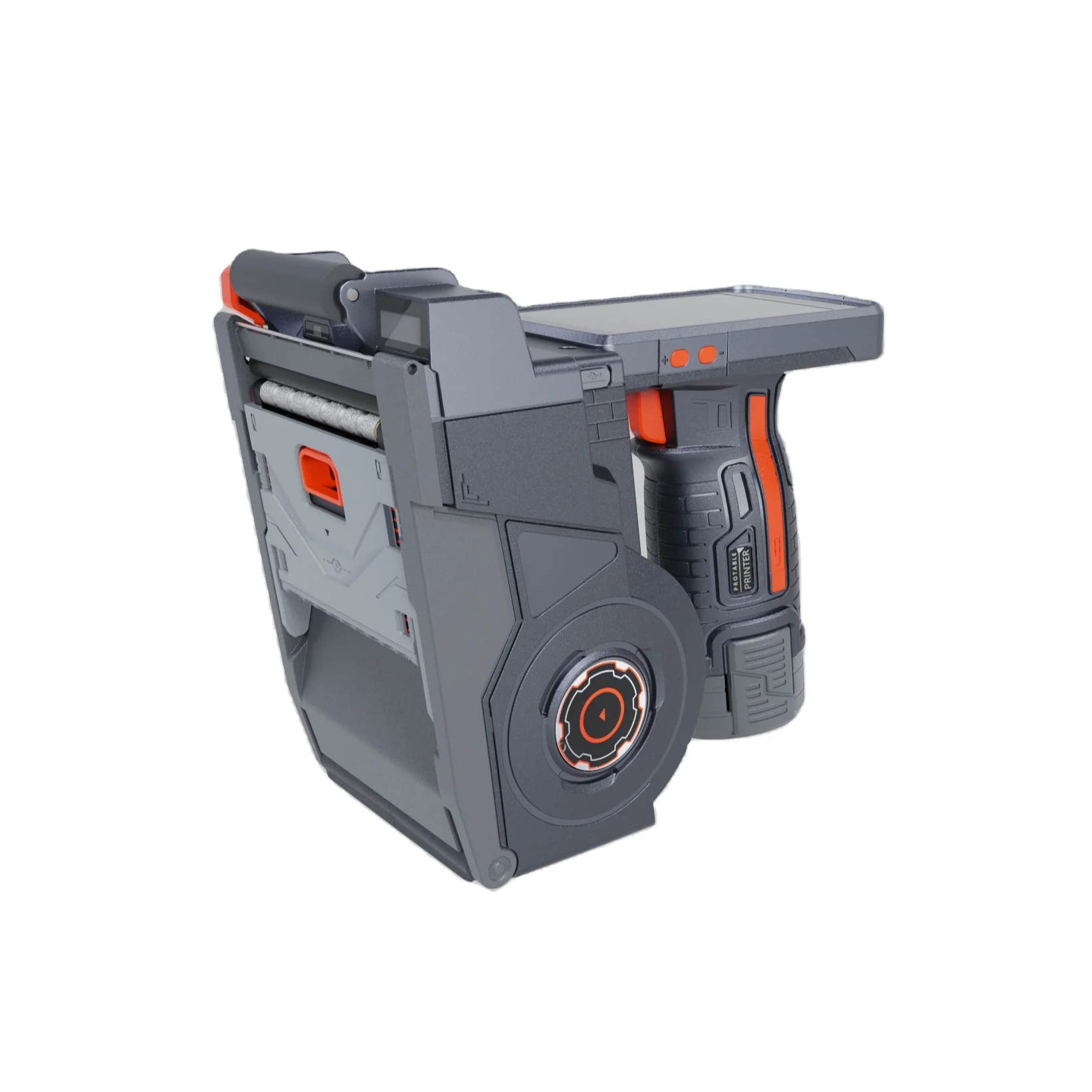 Urovo Handheld Label Printer K388 4-inch Large Display Portable Thermal ...