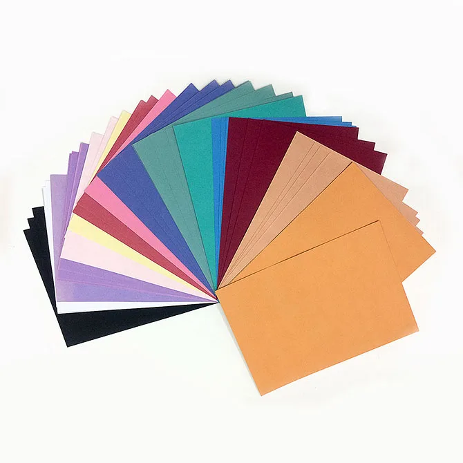 180gsm Pulp Dyeing Colors A4 Cardstock Business Cards Luxury Embossed ...