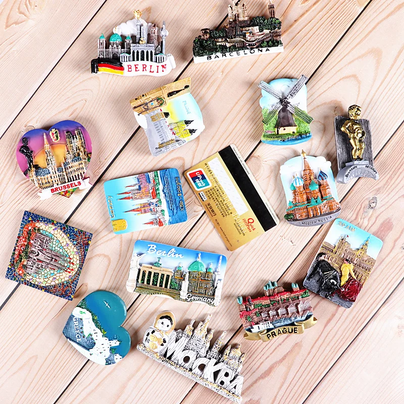 Custom Magnet Promotional Gifts Tourist Souvenir Italy Paris Uk Urban ...