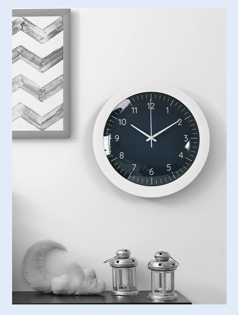 12英寸rcc Dcf塑料挂钟凸面玻璃收音机控制30厘米弧形玻璃客厅卧室装饰家庭学校现代 - Buy 高灵敏度接收机无线电控制挂钟圆形与第二 ...