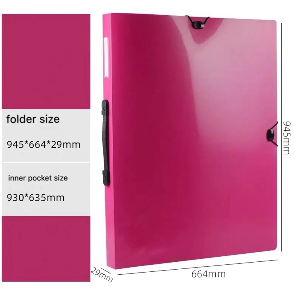 New Plastic Poster Folder A1/a3/a2/b2 Plastic Poster Folder With 10/20 ...