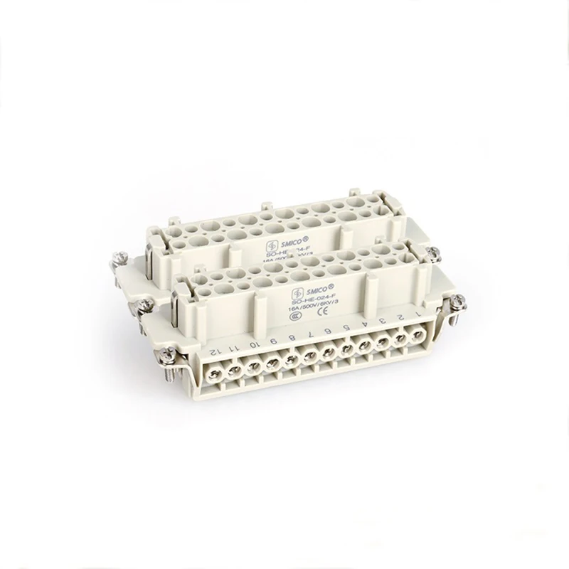 HE 016 F Heavy Duty 16 Pin Connectors 16A 500V Industrial, 53% OFF