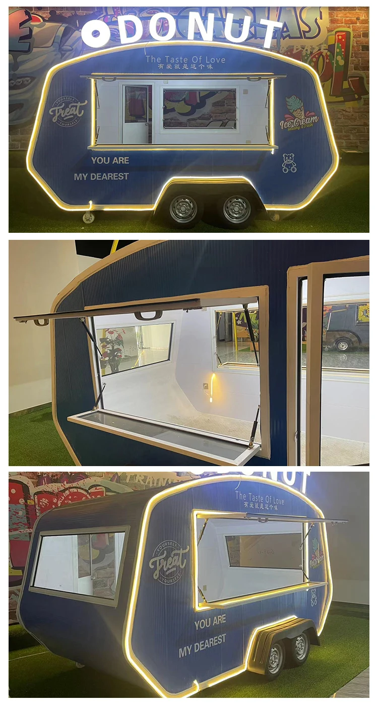 2024 Bobang New Outdoor Kitchen Fast Mobile Food Cart America Electric ...