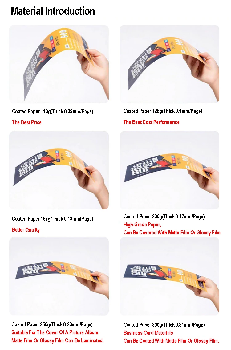 Customized Folded Leaflet Printing A4 A5 A6 Flyer Promotion Printable ...