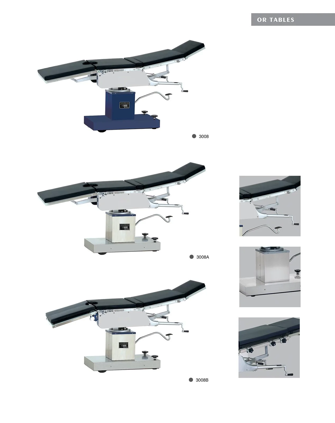 Stainless Steel Surgical Operating Table Operation Bed For Surgery ...