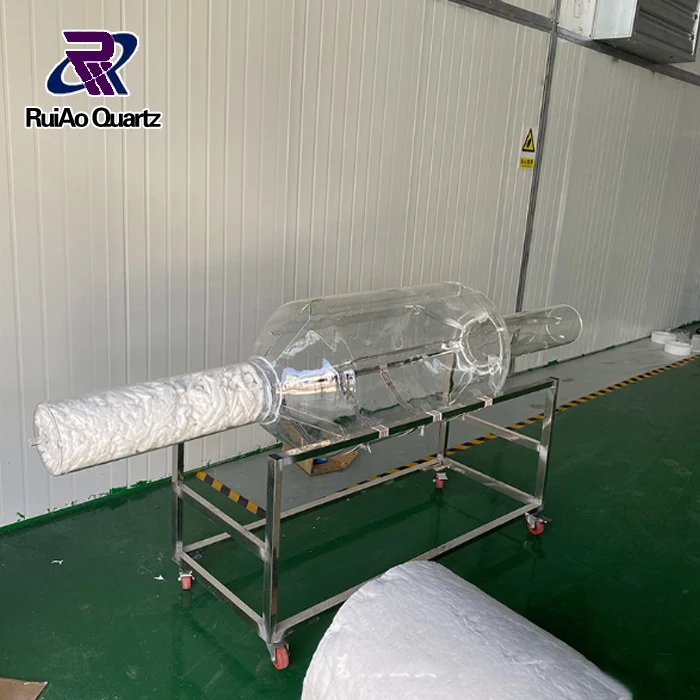 High Purity High Pressure Quartz Reactor/quartz Dome/quartz Glass Bell ...