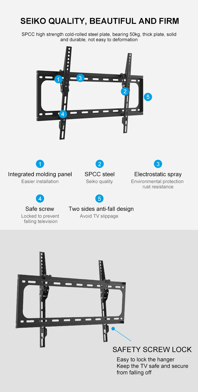 Stronger Durable Professional Tv Sliding Wall Brackets - Buy Sliding ...