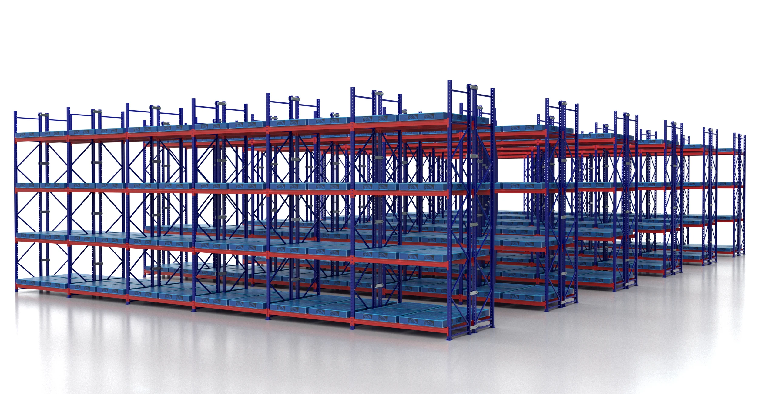 Godowns Rack Warehouse Storage Bin Rack Gondola Steel Stacking Heavy ...