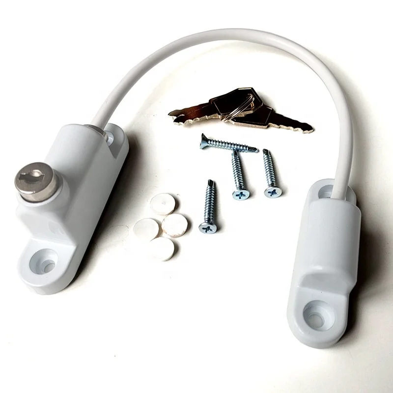 Lockable Cable Window Safety Locks Child Safety push turn lock for ...