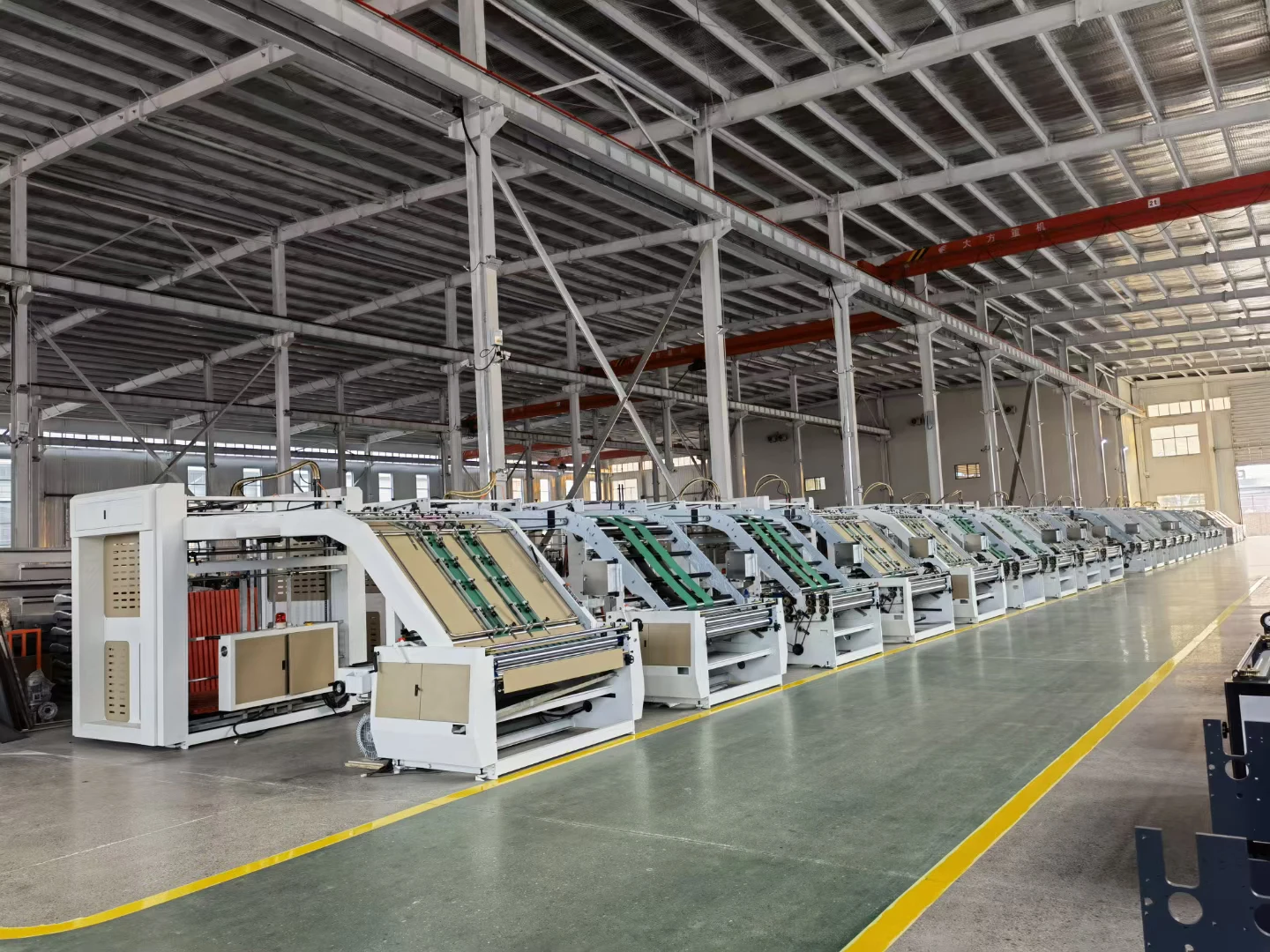 Fully Antomatic Corrugated Laminated Cardboard Double Sided Flute ...