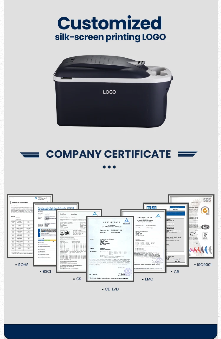 Evercool Mini Cooler Box Car Refrigerator - 16L Capacity