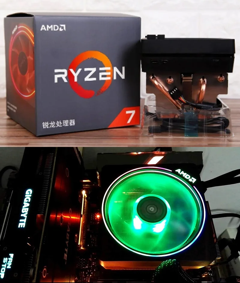 AMD Wraith Prism RGB CPU Cooler for Ryzen 9 3900X & 3700X