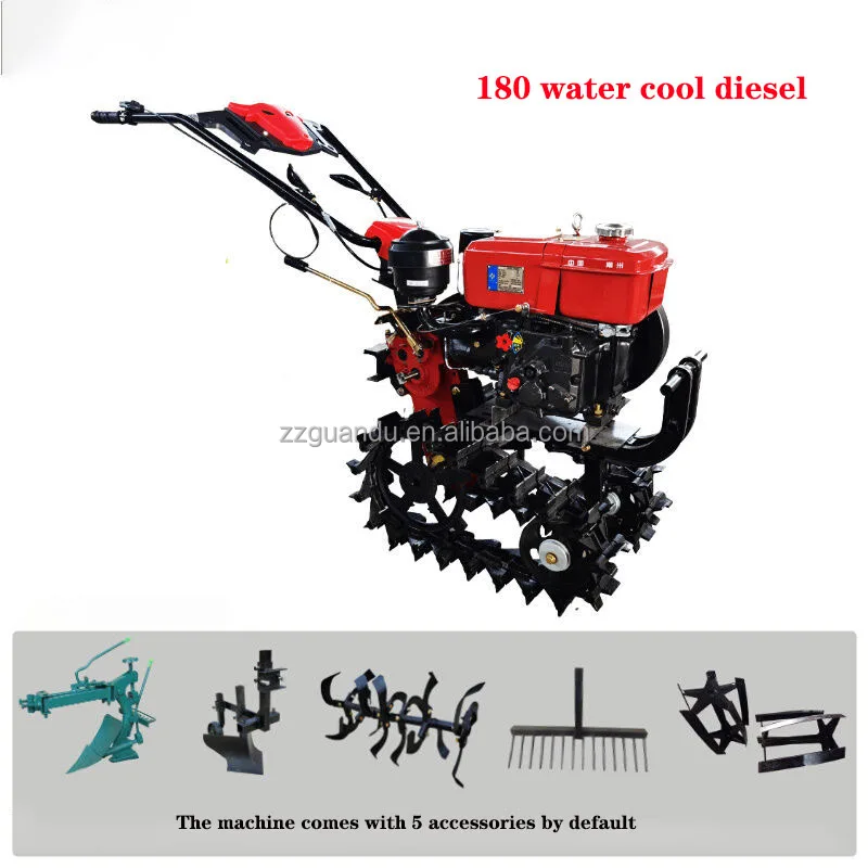 7HP and 9HP Cultivator Power Tiller Machines with Attachments