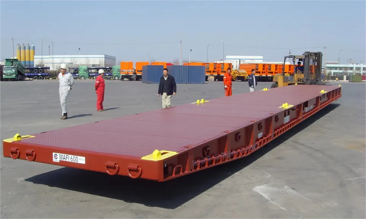 20FT 40FT MAFI Truck Trailer - 20-80tons for Maritime Shipping