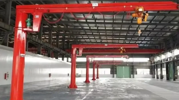 500kg 1 Ton 2 Ton 3 Ton 5 Ton Electric Traveling Arm Crane 360 Degree Column Rotating Portable ...