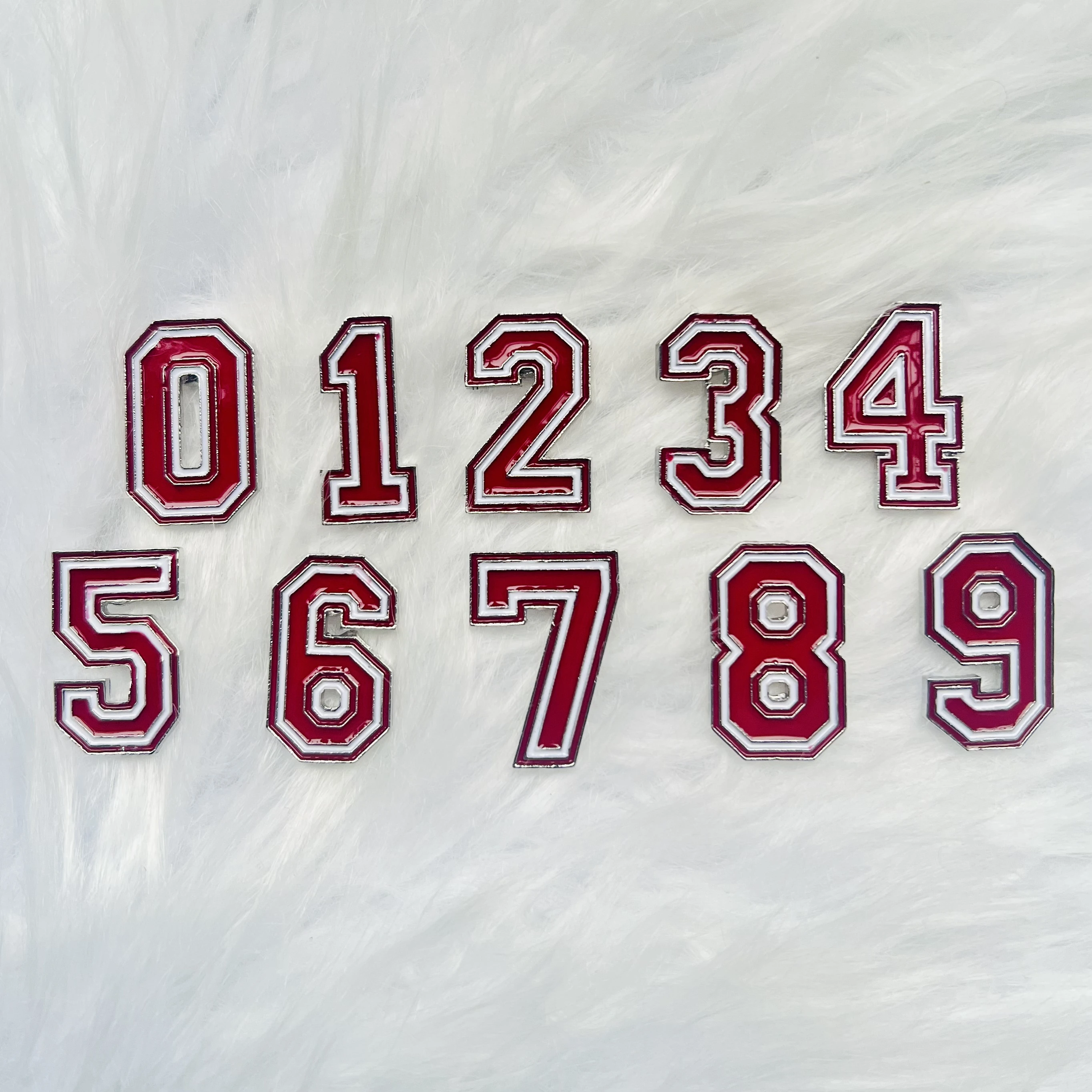 Greek DST Symbol Red And White Enameled Silver Plated Figures Accent ...