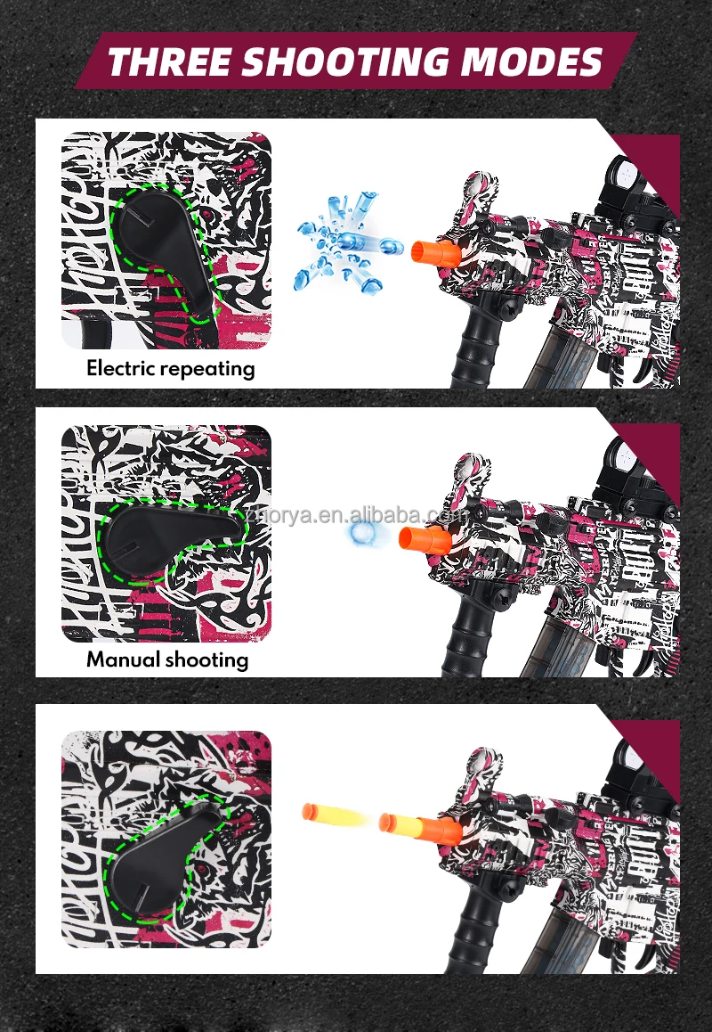 Zhorya Gun Surge Hydrogel Splat Mp5 Mp5k Splatter Gel Water Ball ...