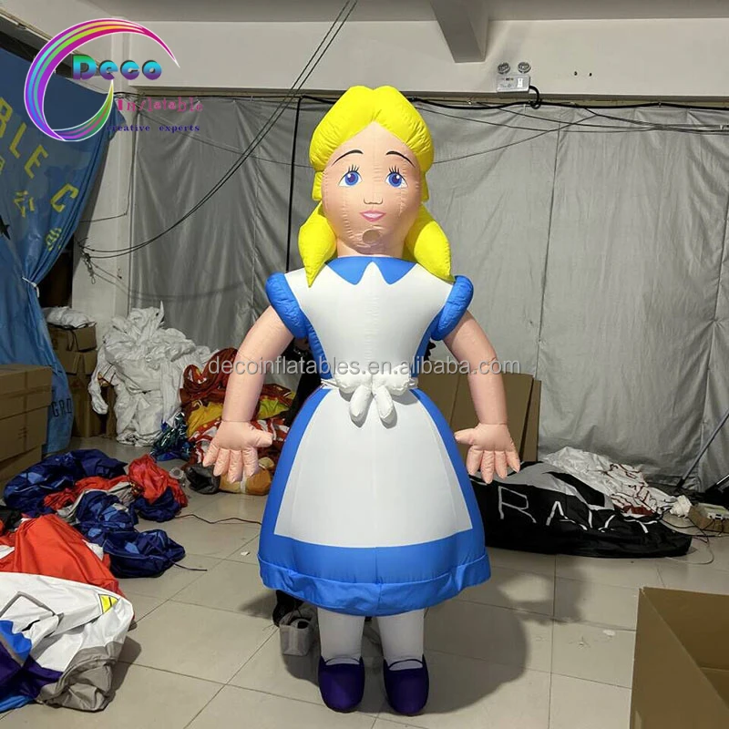 High Quality Inflatable Chrarter Image Costume Inflatable Blonde Maid ...