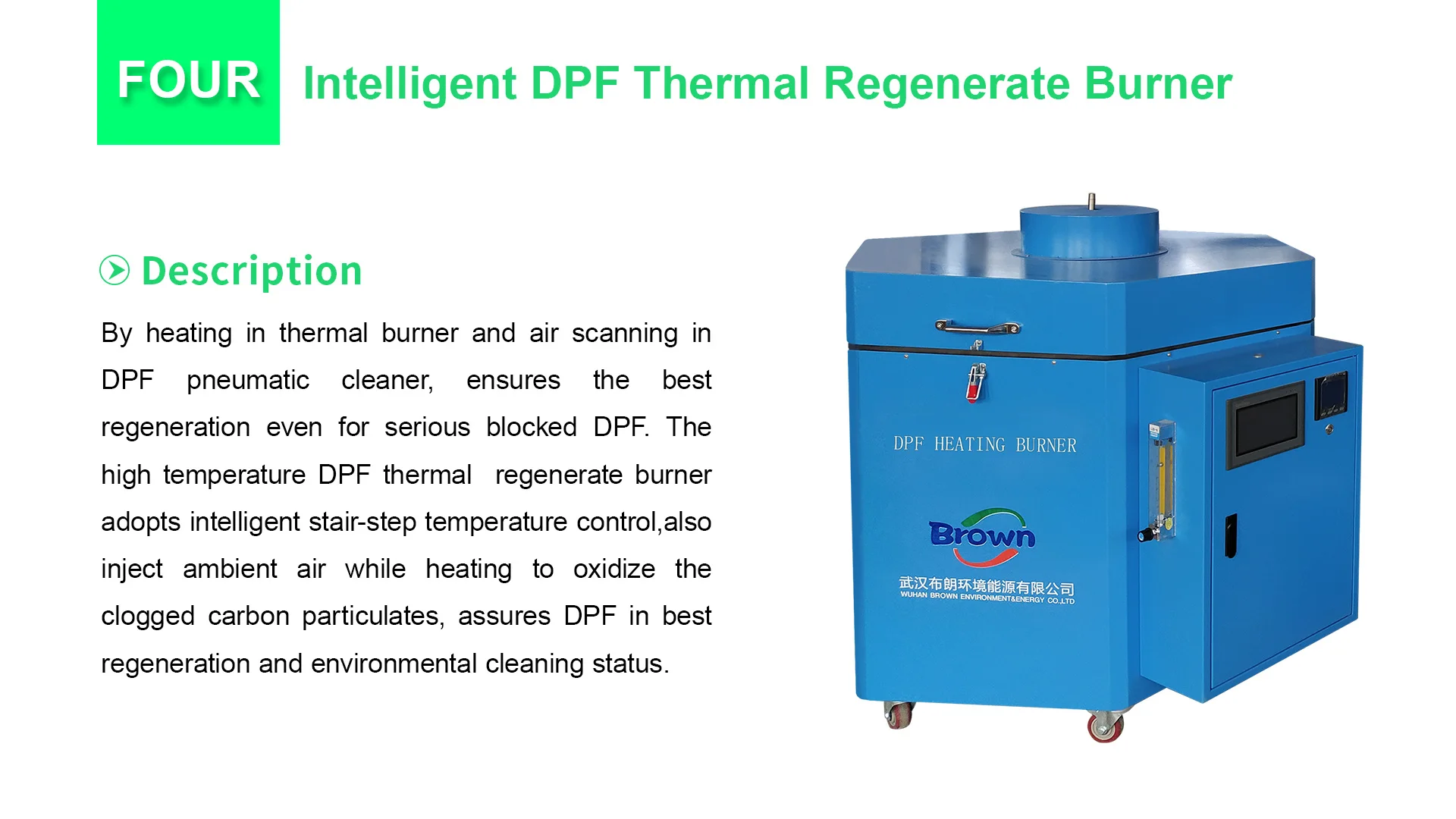 Intelligent DPF Thermal Regenerate Pneumatic DPF Cleaning Machine Air ...