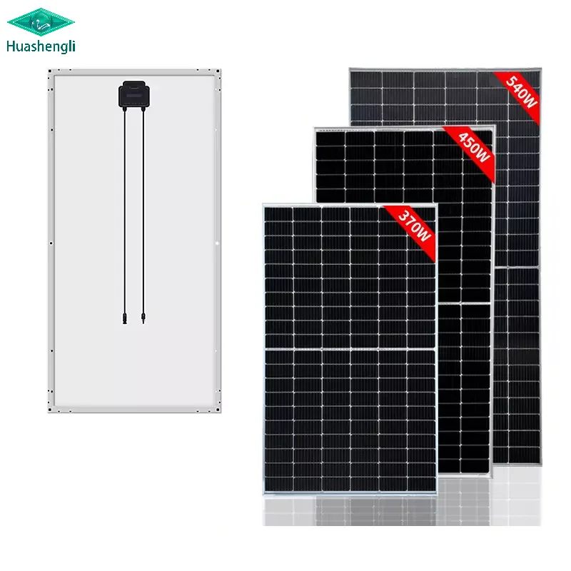Stock Solar Panels 500w Backsheet Solar Panel Roof Mounting Photovolta ...