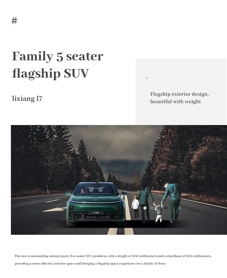 2023 Lixiang L7 Brand New Li Auto Oil Electric Hybrid Vehicles One ...