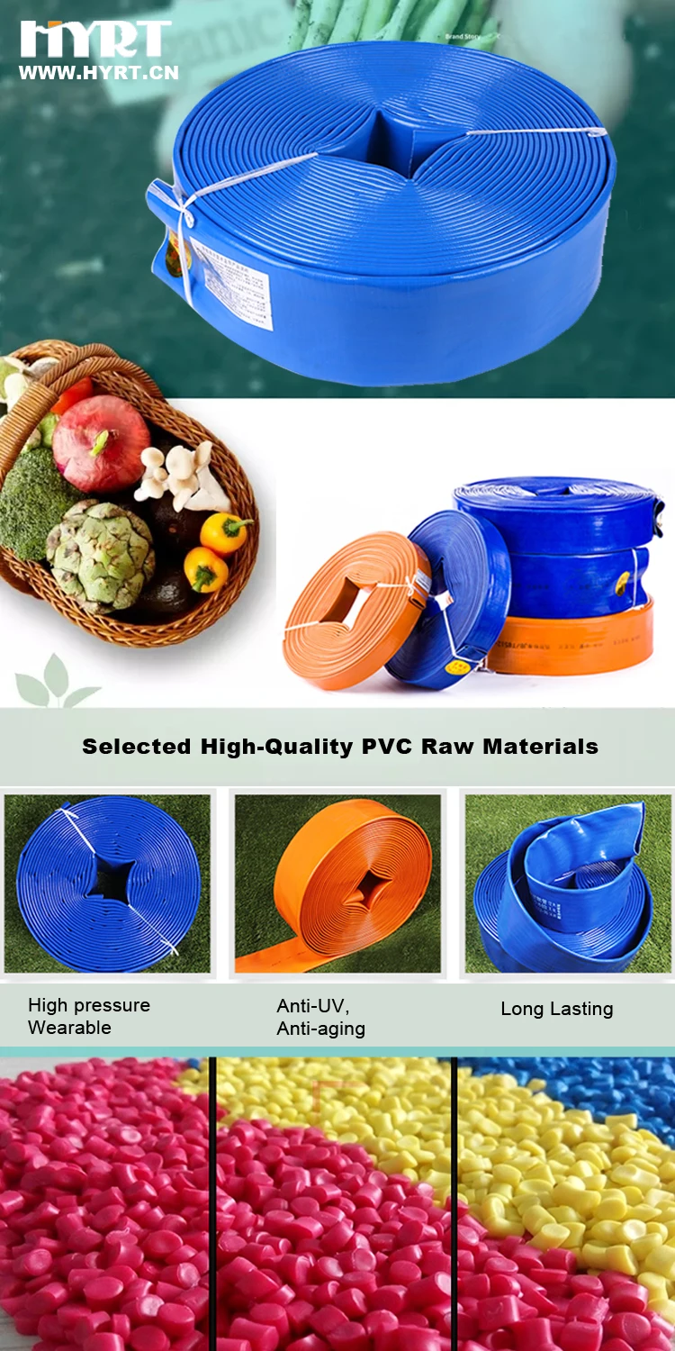 2 Inch PVC Layflat Hose Water Pump Discharge Ldpe Hose for Agricultural ...