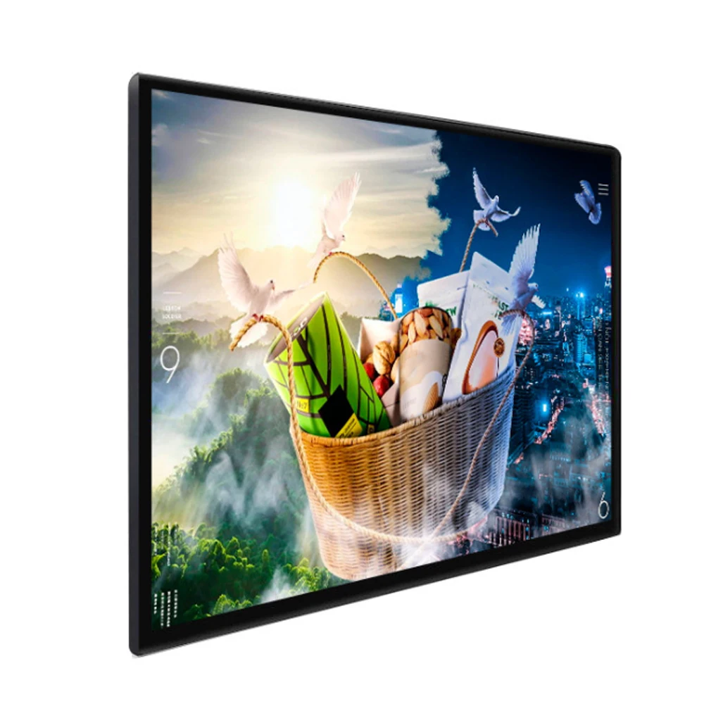 32 inch Indoor Hanging digital signage network Ceiling Advertise ...