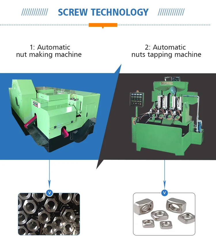 Automatic Hexagonal Nut Tapping Machine Hex Nut Cold Forging Machine ...