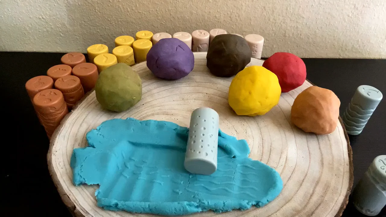 24pcs Roll Play Dough Rollers - Forest Friends Pond Life Ocean Life ...