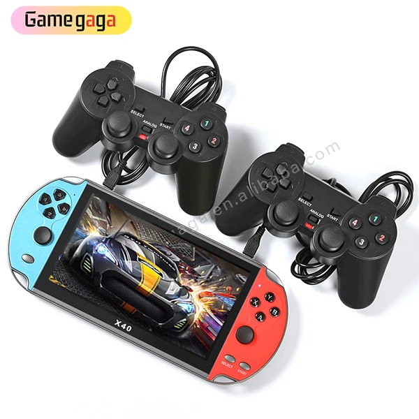 X40 7 Inch Portable Gaming Console - Classic Double Player