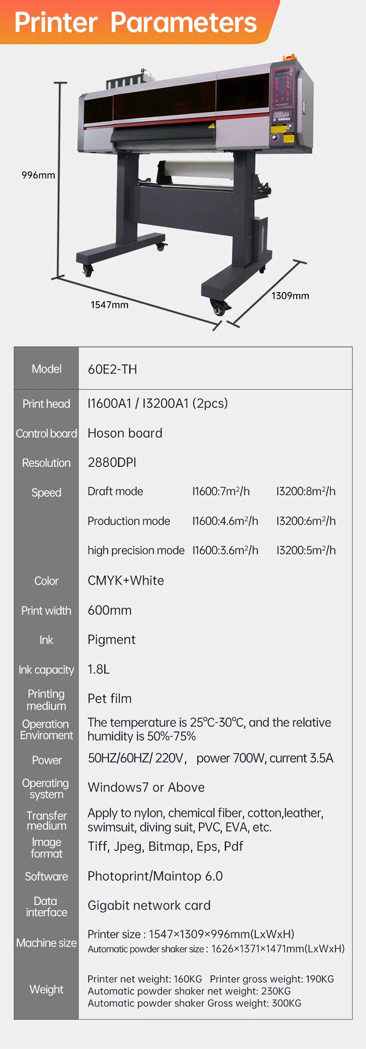Titanjet DTF Printer - Efficient T-Shirt Printing Solutions