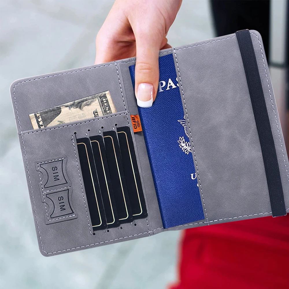 Leather RFID Passport Bags - Secure and Stylish Travel