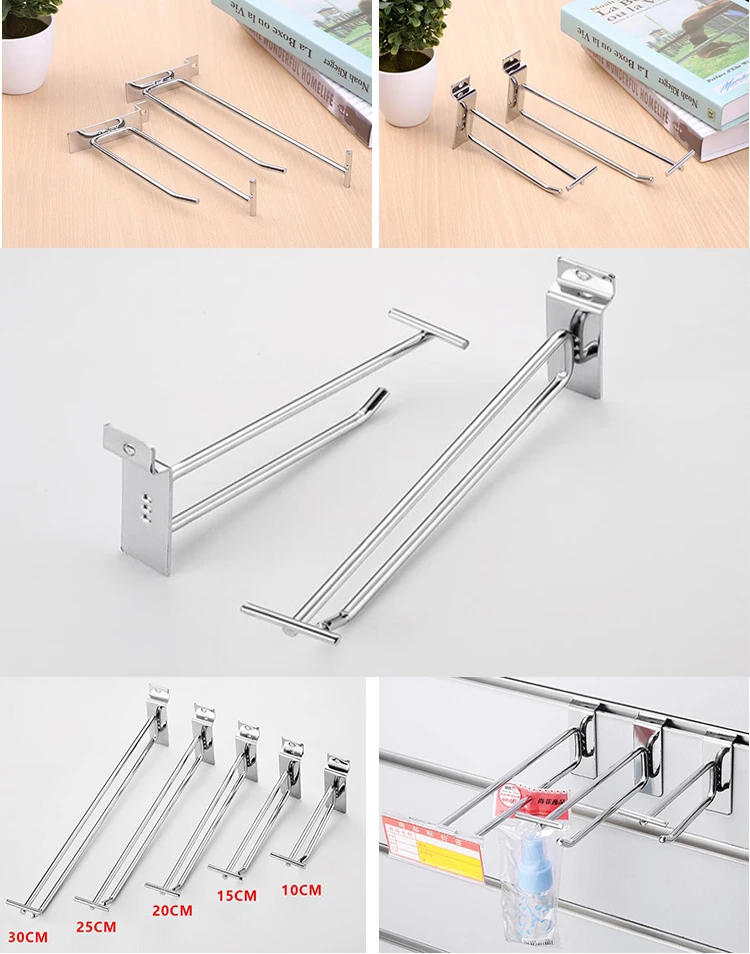 DOUBLE LINE SLATWALL HOOK WITH PRICE TAG| Alibaba.com