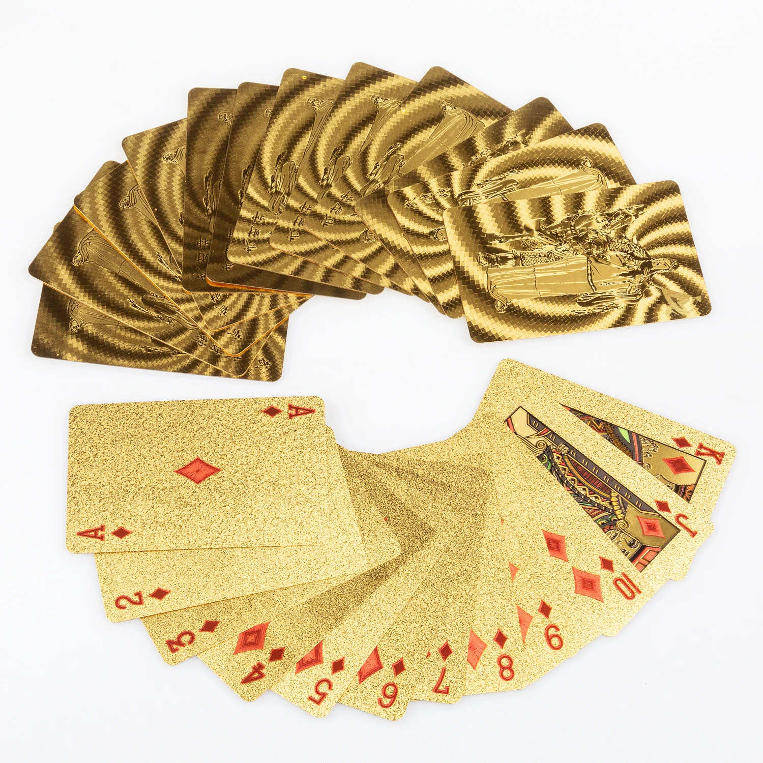 Aypc High Quality Durable Plastic Luxury 999.9 Golden Solid 24k ...