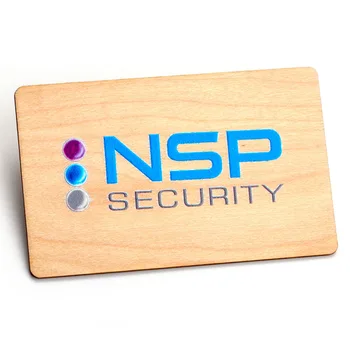 Latest Design Printable Write Proximity Card Bamboo Wooden Rfid ...