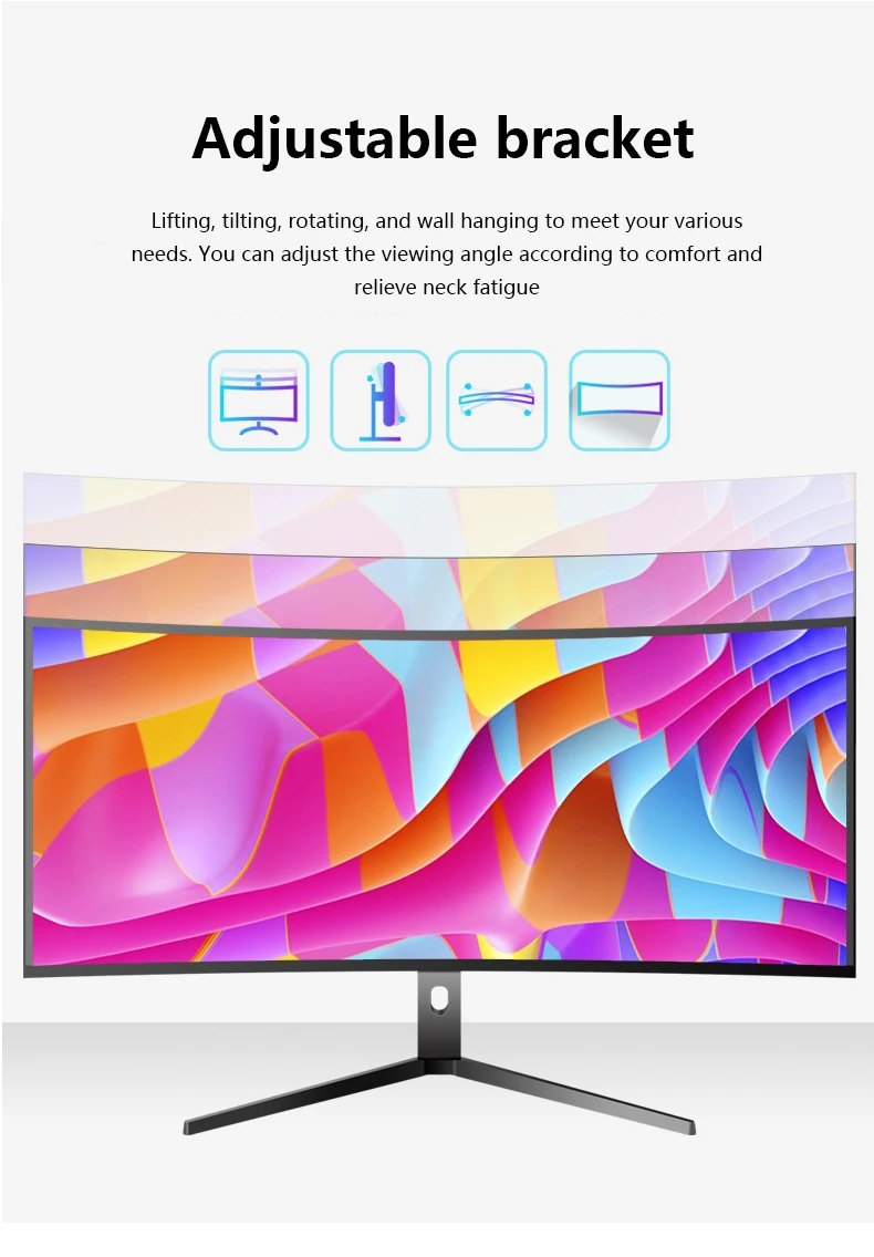 Large Screen Computer Curvo Monitor 49 Inch Pollici Polegadas Moniteur ...